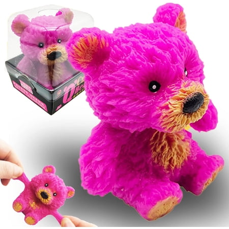 Pull, Stretch and Squeeze Stress Teddy Bear Toy, Elastic Construction ...