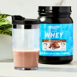 Equate Whey Protein Powder, Rich Chocolate, 24 oz, 24g Protein, 5.5g ...