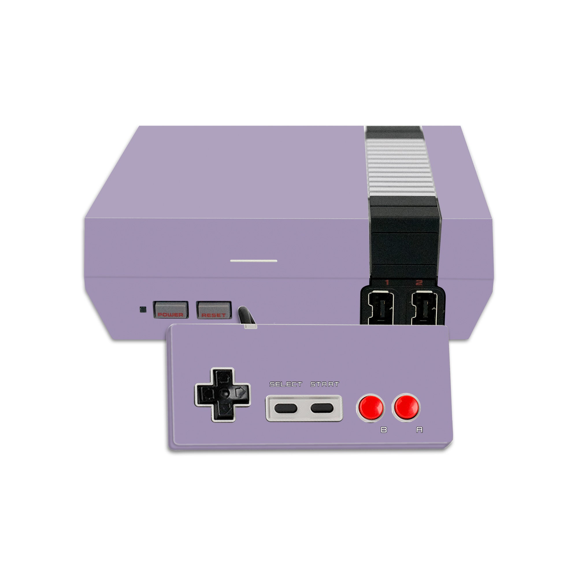 Skin Decal Wrap Compatible With Nintendo NES Classic Edition Lavender ...