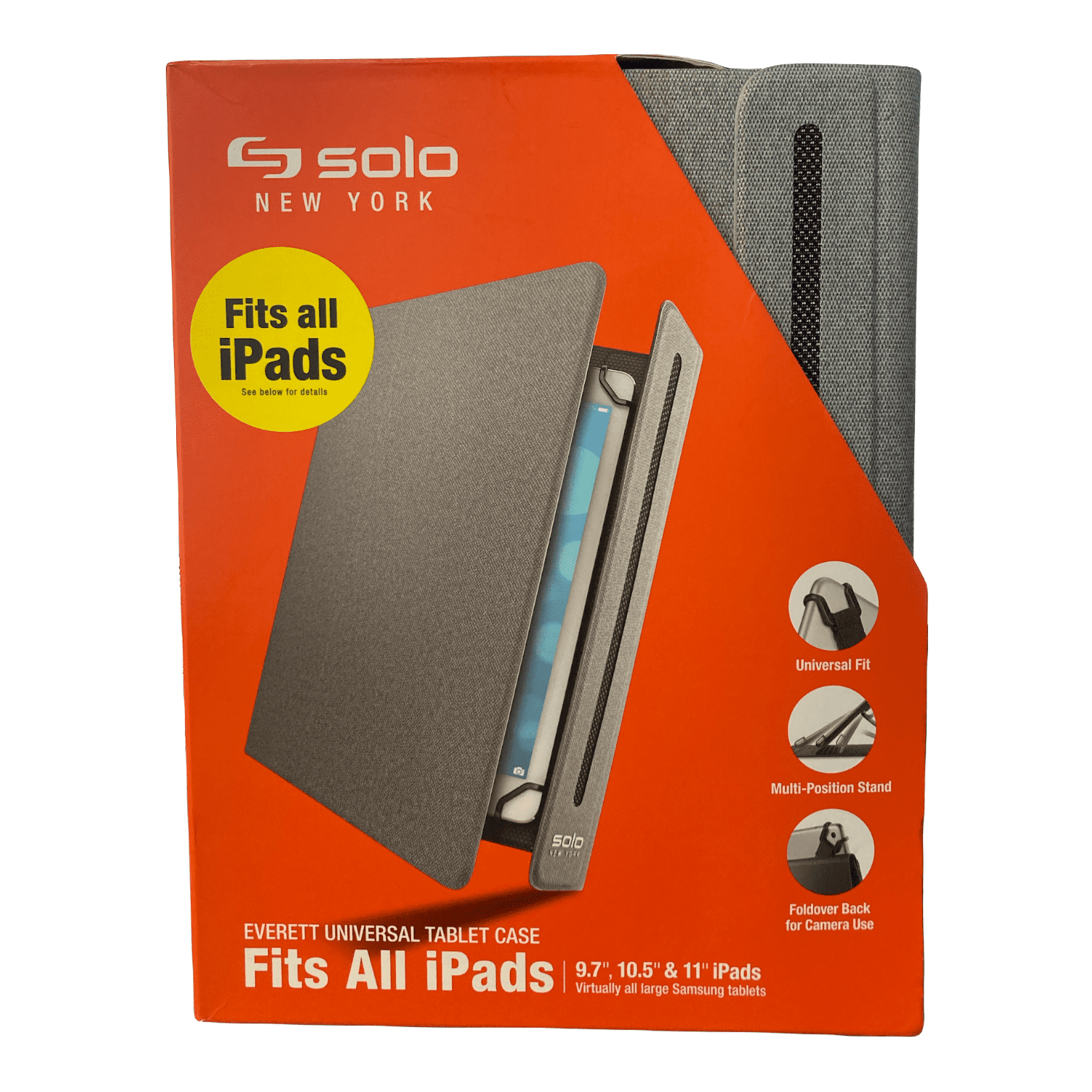 Solo New York Everett Universal Tablet Case in Light Grey - Walmart.com