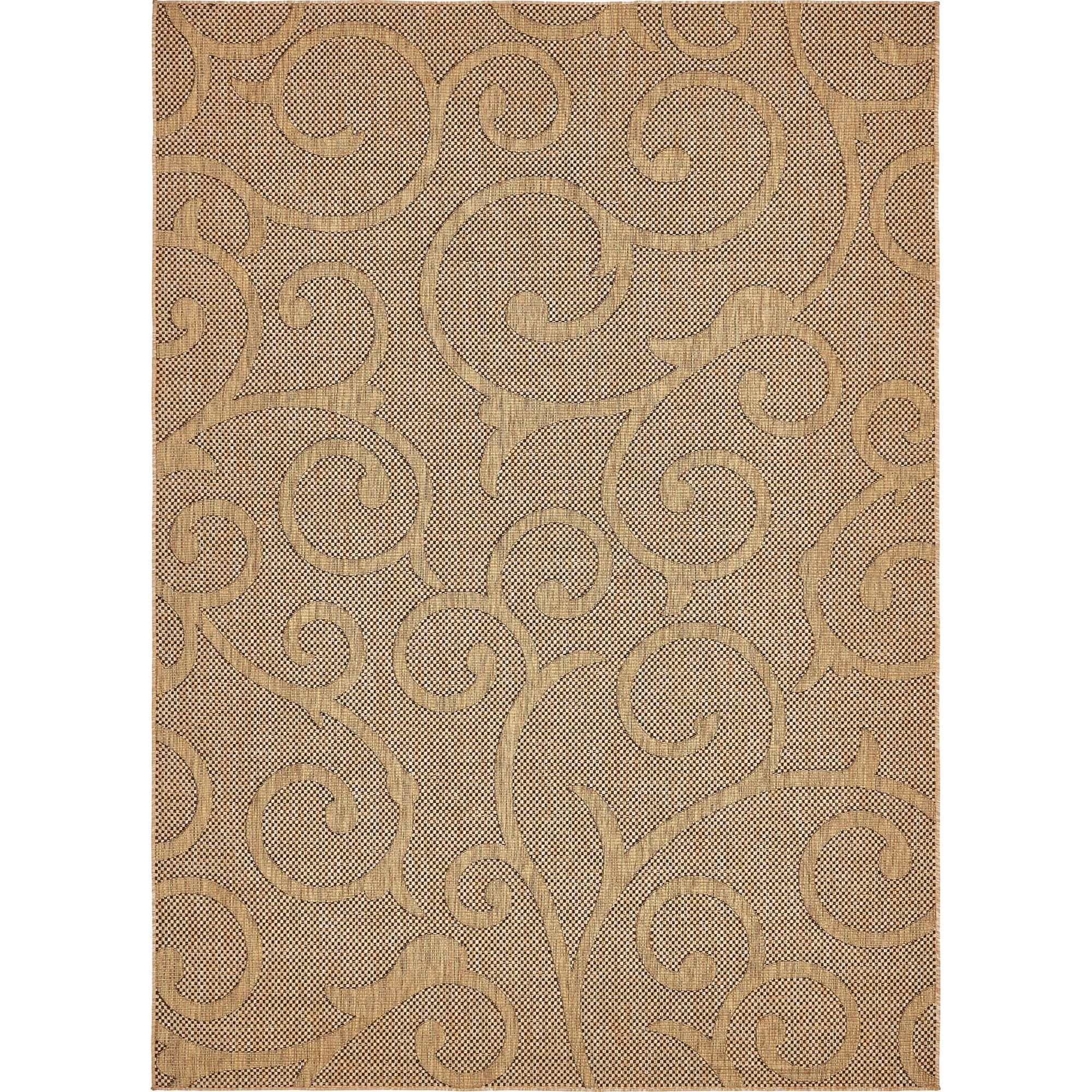 Unique Loom Vine Outdoor Contemporary Area Rug or Runner - Walmart.com