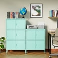 CHSHIN 40"H Green Metal Locker Storage Cabinet with 4-Doors for Home ...