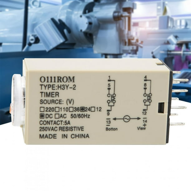 Timing Relay, H3Y-2 Delay Timer 8 Pin Timer Relay 0~60 Minutes Dial ...