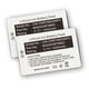 Battery 2-PACK for the Creative Labs BA20203R79902 Nomad Xtra MuVo2 ...