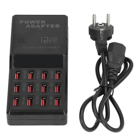 ANGGREK 12 Port USB Charger, Smart Multi Port USB Charger Super ...