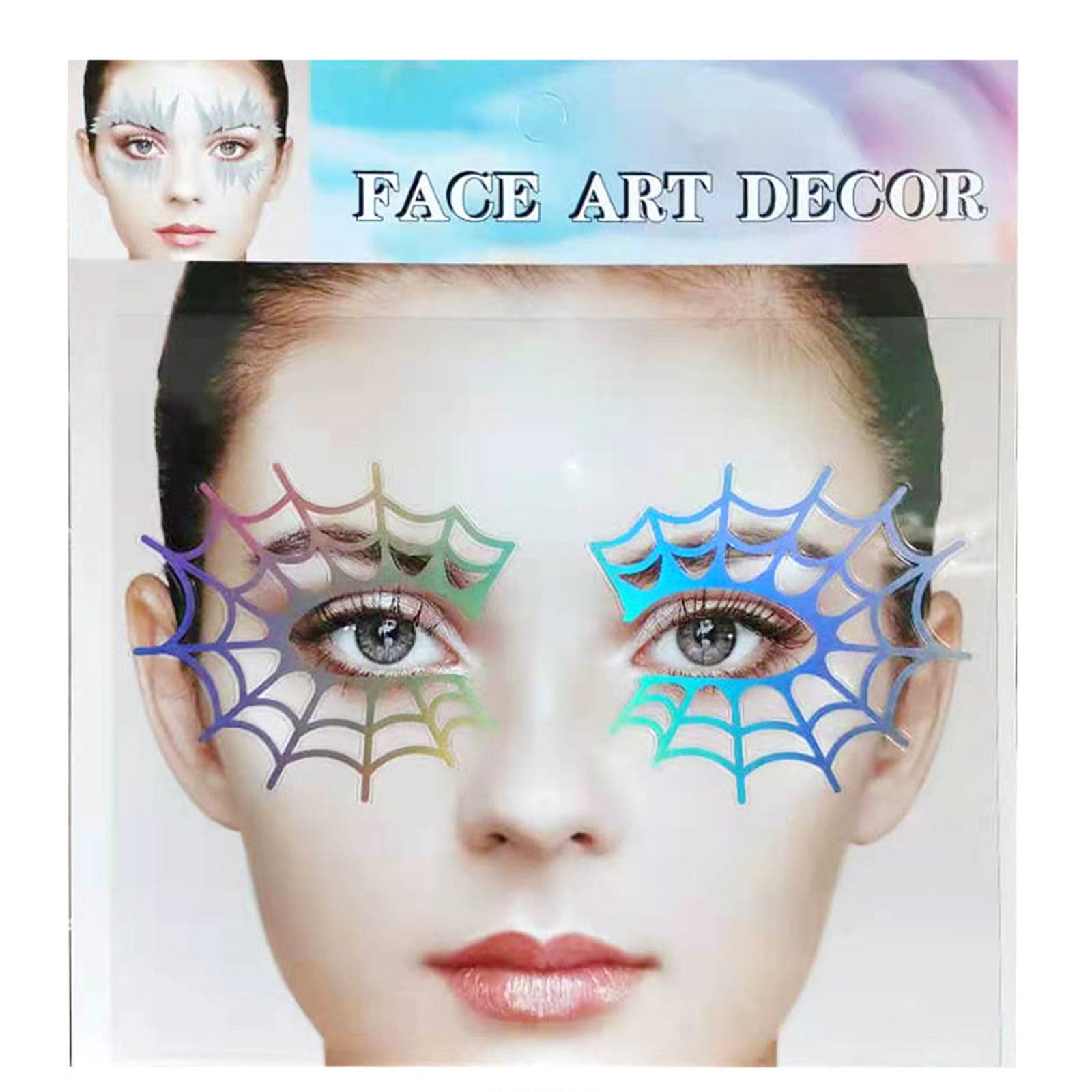 Dengmore Colorful Self-Adhesive Beauty Face Sticker Butterfly Party ...