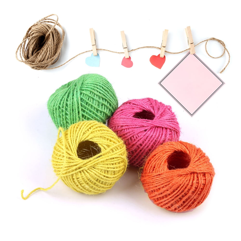 SPRING PARK 50m 2mm Natural Jute String for Artworks, DIY Crafts ...