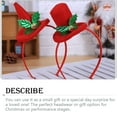 TureClos Christmas Hat Headband Universal Pointed Caps Hair Band Xmas ...