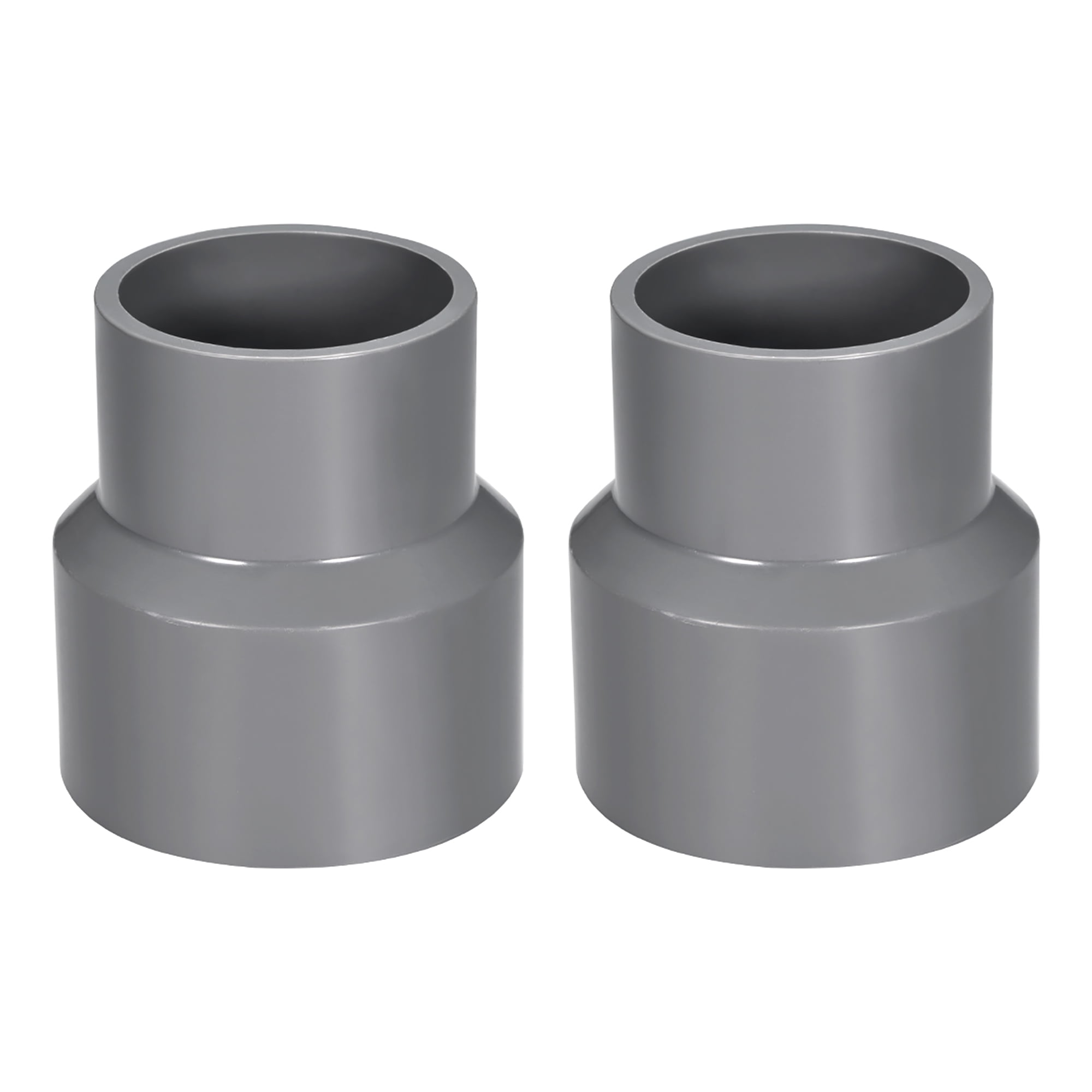 PVC DWV Reducing Coupling Schedule 40 Gray 1 1 2 inch X 2 inch Socket PVC DWV Reducing Coupling Schedule 40 Gray 1 1 2 inch X 2 inch Socket