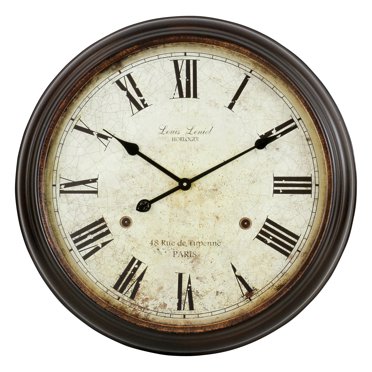 Valerie Large Round Wall Clock - Walmart.com