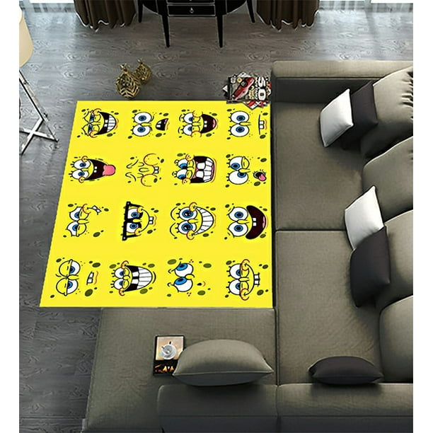 DEYOU SpongeBob Anime Area Rugs 3 x 4ft Floor Carpet Mat for Living ...