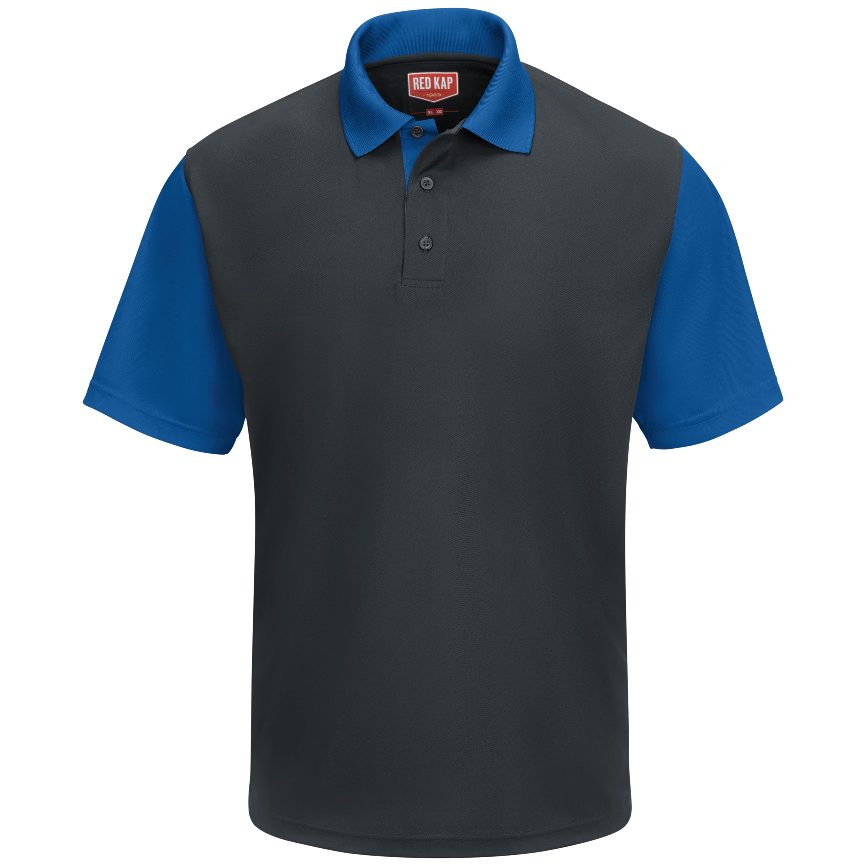 Red Kap® Men's Short Sleeve Performance Knit® Color Block Polo ...