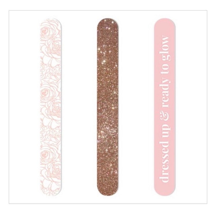 Rose Gold Nail File Salon Board Set - 3pc - Walmart.com