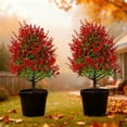Artificial Fern Ground Stakes – Realistic Faux Greenery Plants for ...