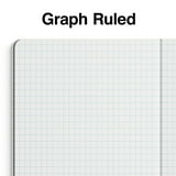 Staples Composition Notebook 7.5" x 9.75" Graph Ruled 80 Sheets Blue ...