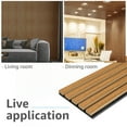 Art3d 4-Piece Wood Slat Acoustic Panels，3D Textured Panel for Ceiling ...