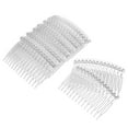 20 pcs Clear Hair Comb Plastic Hair Comb Wedding Hair Comb Bridal Hair ...