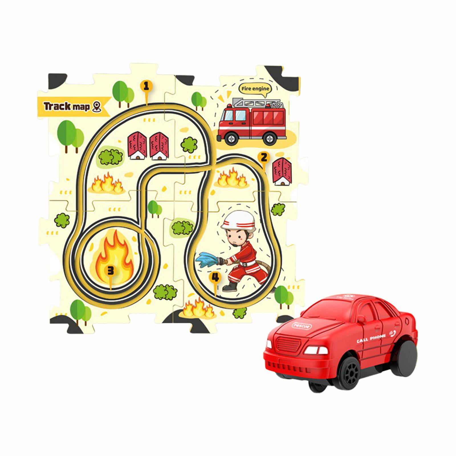Puzzle Tracks,Vehicle and Puzzle Track STEM Activity Set,Puzzle Tracks ...