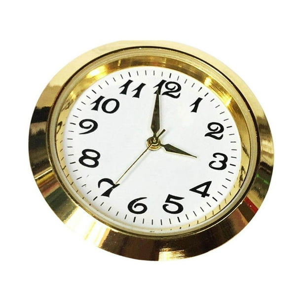 Xingzhi Round Clock Insert Clock Movement Clock Face for Diameter 1-3/8 ...