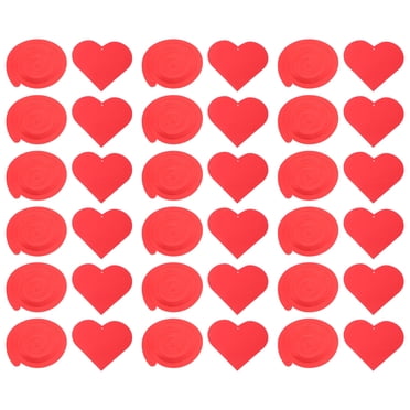 3 Pcs Wedding Decoration Round Hanging Heart Shape Symmetric Paper Prom ...