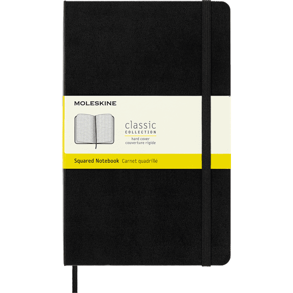 Classic Expanded Notebook, Hard Cover, Large (5" x 8.25") Ruled/Lined ...