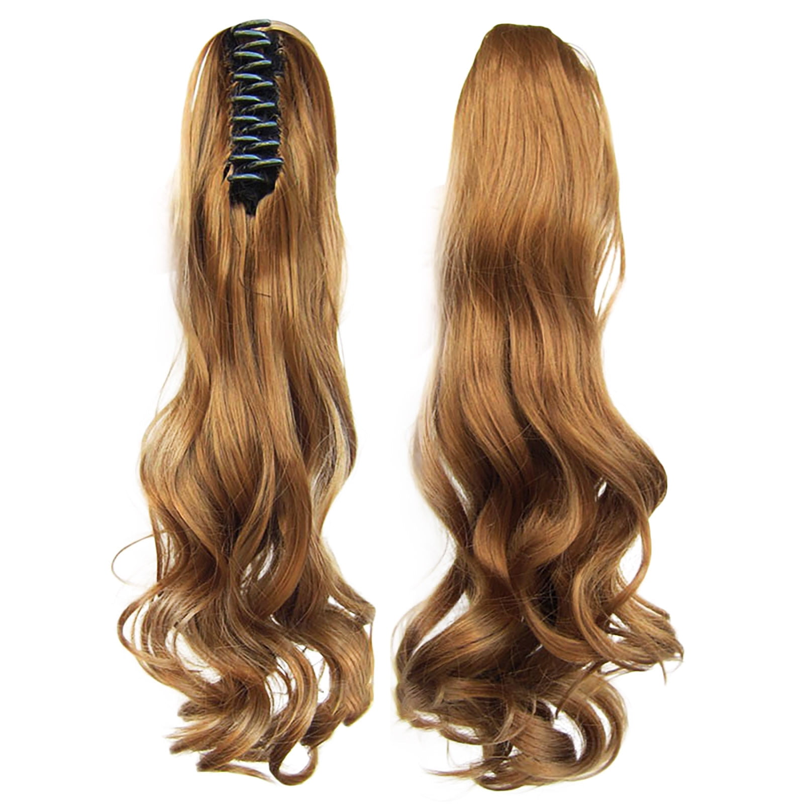 Fridja Curly Claw Clip Ponytail Wig Clip Ponytail Extension - Walmart.com