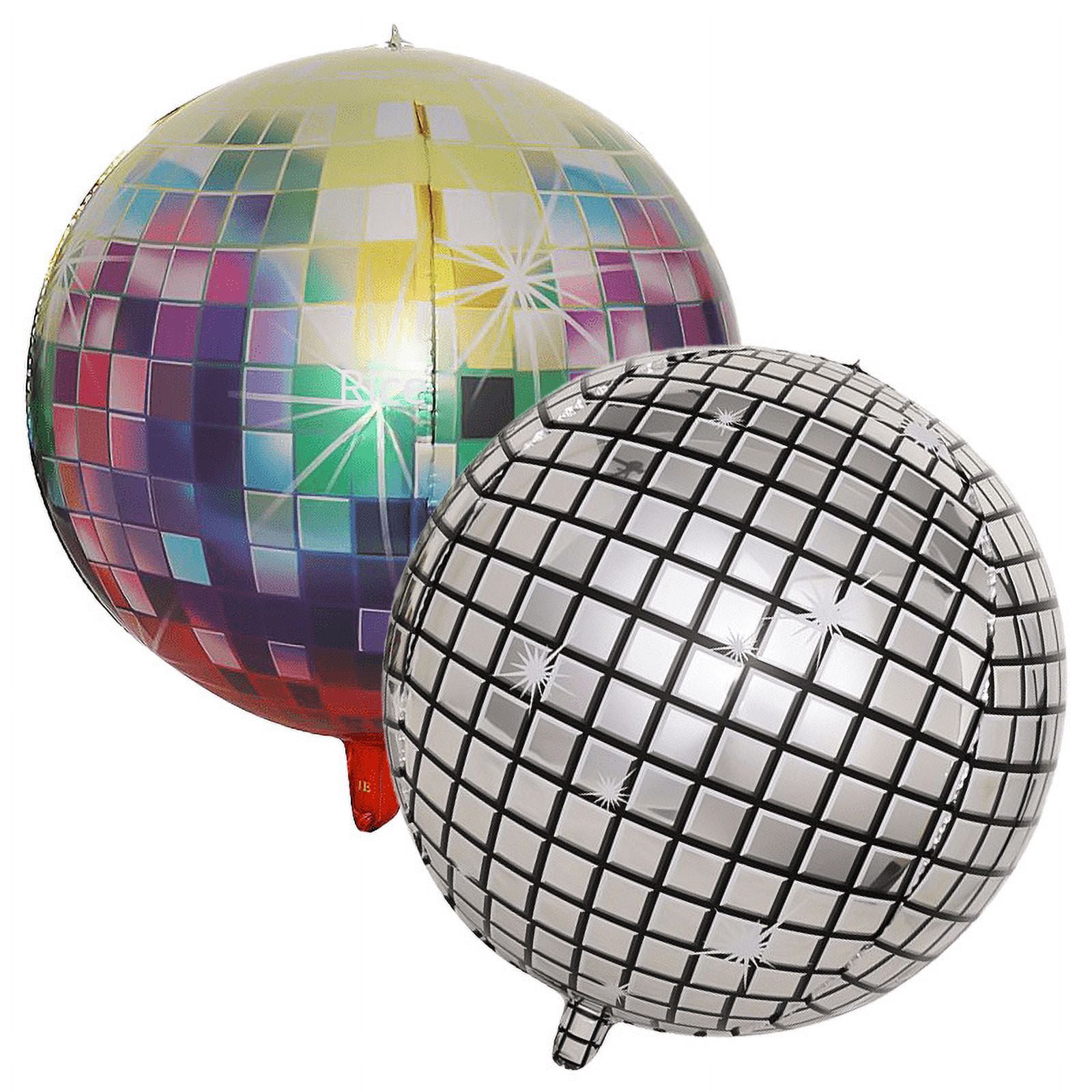 Globos de bola de discoteca de 22 pulgadas, globos de papel de aluminio ...