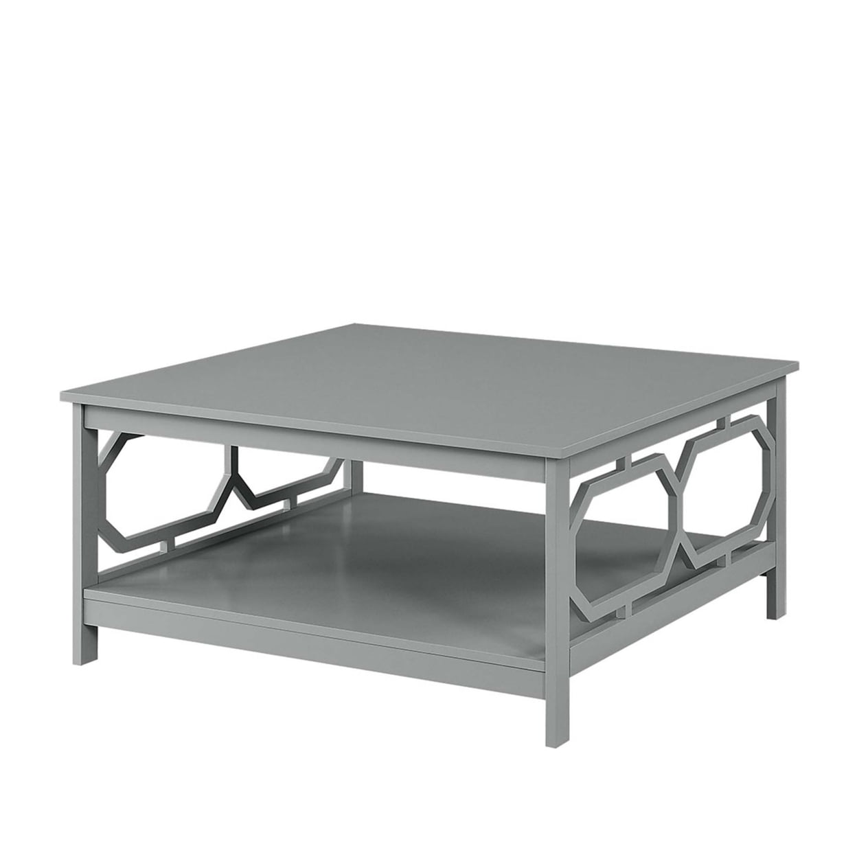 Omega Square 36" Coffee Table, Gray - Walmart.com