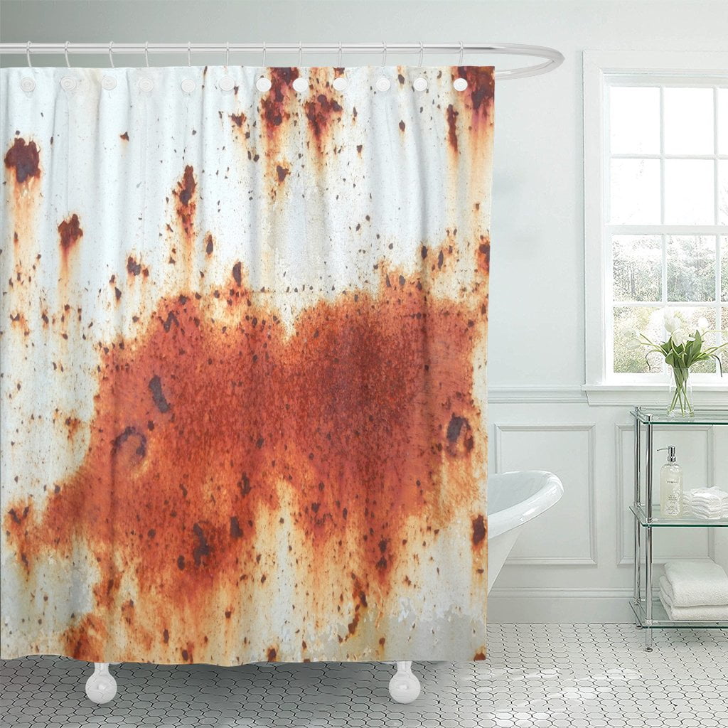 PKNMT Brown Plate Old Metal Iron Rust Dirty Industrial Material Shower ...