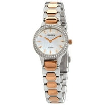 Citizen Women's Quartz Stainless Steel Bangle Watch with Crystal ...