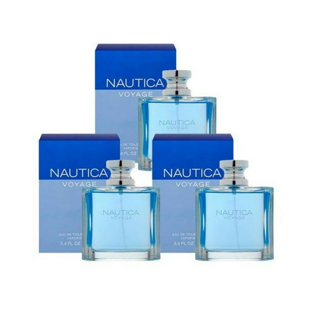 Paquete 3 Nautica Voyage Nautica Edt 100 ml | Bodega Aurrera en línea