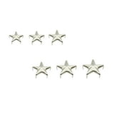 Yammee 100x/Pack Star Studs Rivets Star Rivets Five-Pointed Star Claw ...