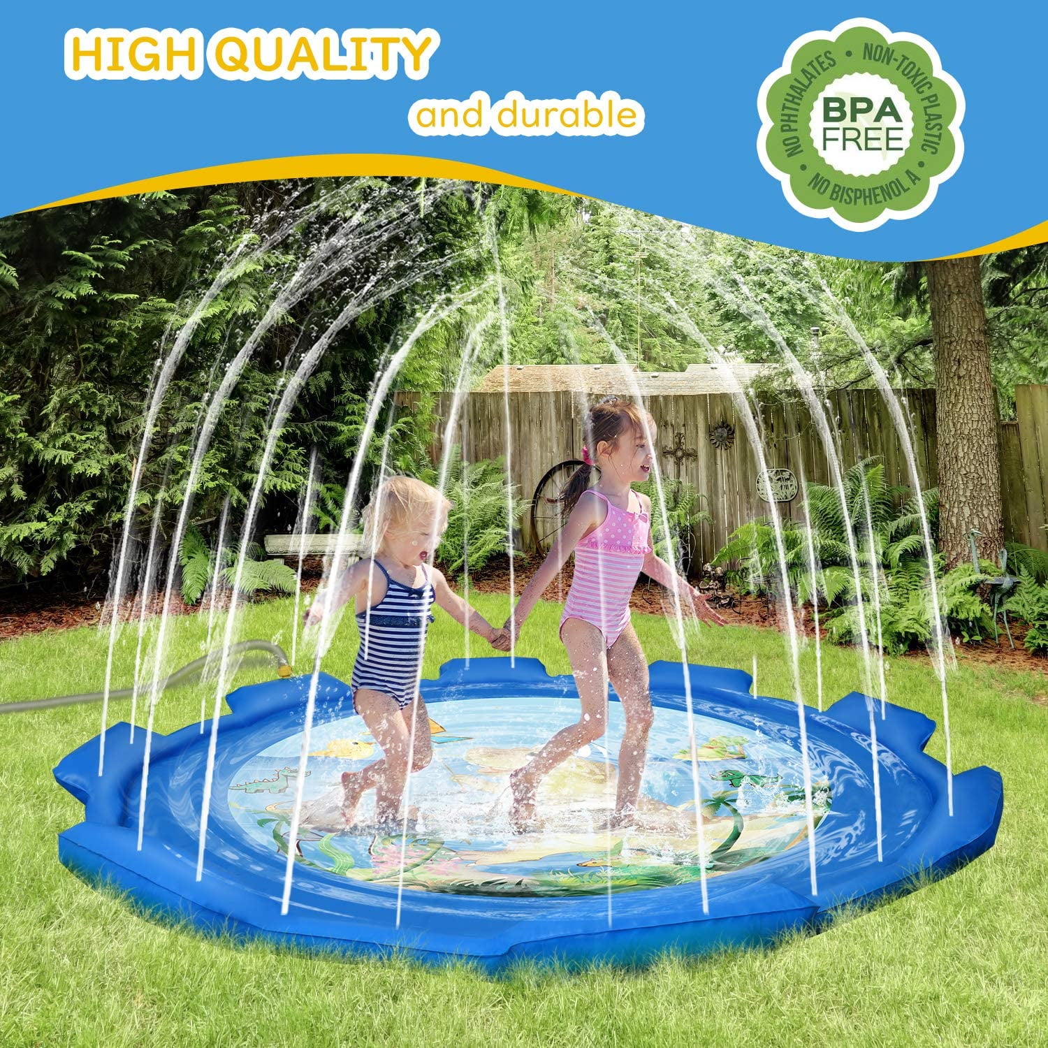 Click here for Hhhc Splash Pad sprinkler For Kids 68 Inflatable O... prices