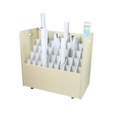 Adir Mobile Wood Roll File with 50 Compartments - Walmart.com