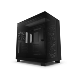NZXT H9 Flow - All Black - CM-H91FB-01 - Dual-Chamber Mid-Tower Airflow Case - Walmart.com