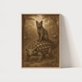 Cat Riding Dinosaur Whimsical Fantasy poster Wall Art Decor 16x24 ...