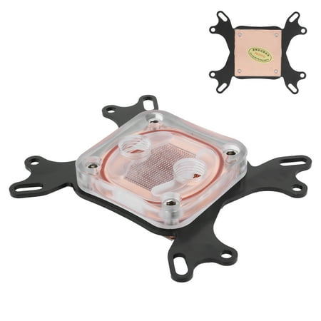 CPU Liquid Cooling Block, Universal Transparent Water Cooling Block For ...