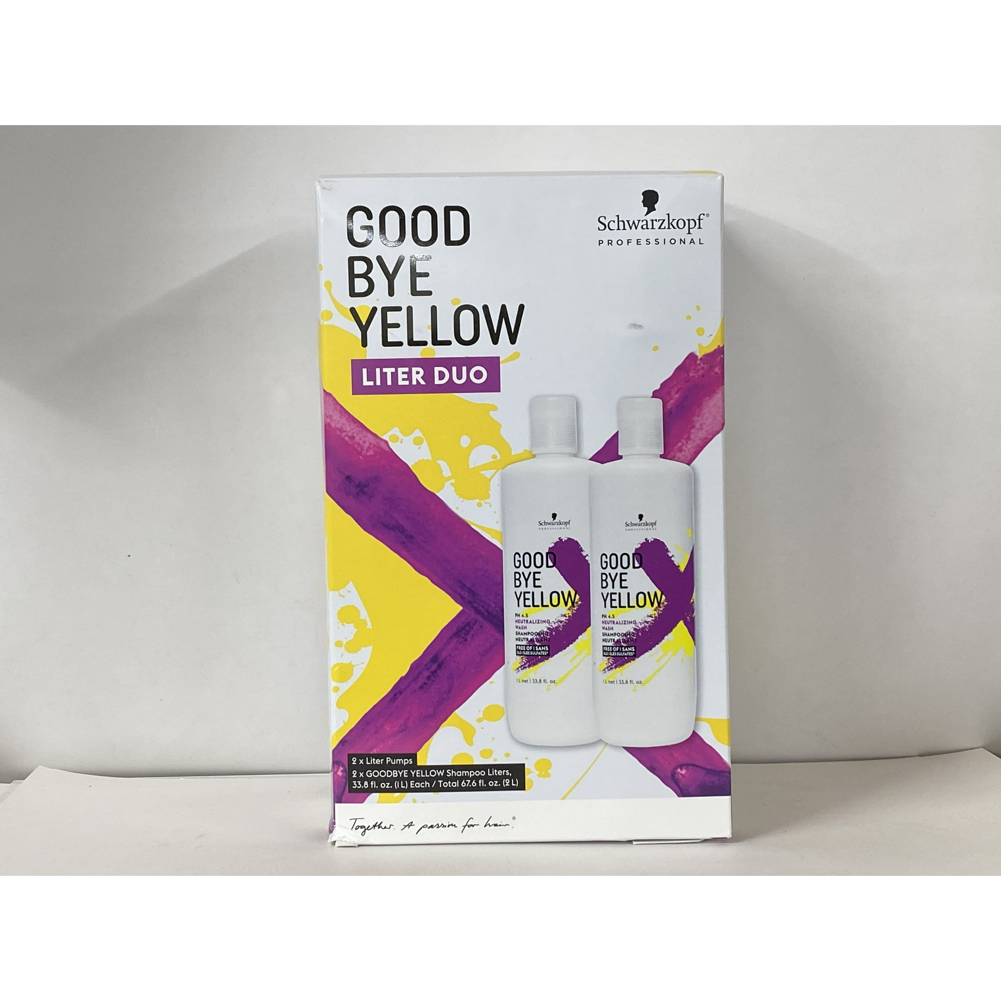 Click here for Schwarzkopf Good Bye Yellow Shampoo Liter Duo + Pu... prices