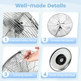 Costway 16" Standing Pedestal Fan with 3 Speed Settings Carrying Handle ...
