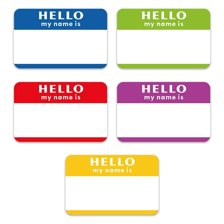 Name Badge Stickers