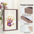 CHERRY CHEERS Family Handprint Kit DIY Craft Keepsake Wood Frame with 4 ...