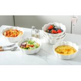 XINLTC 6.8 Inch Ceramic Pie Pan, Set of 6, 23oz Small Ceramic Baking ...