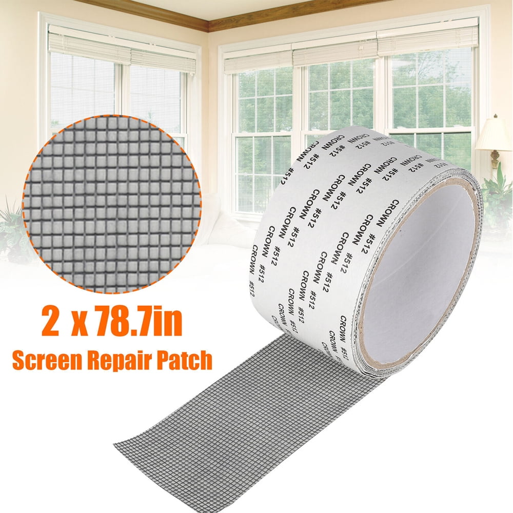 Window Screen Repair Patch Adhesive Fiberglass Mesh Hole Repaire Tape 5 ...