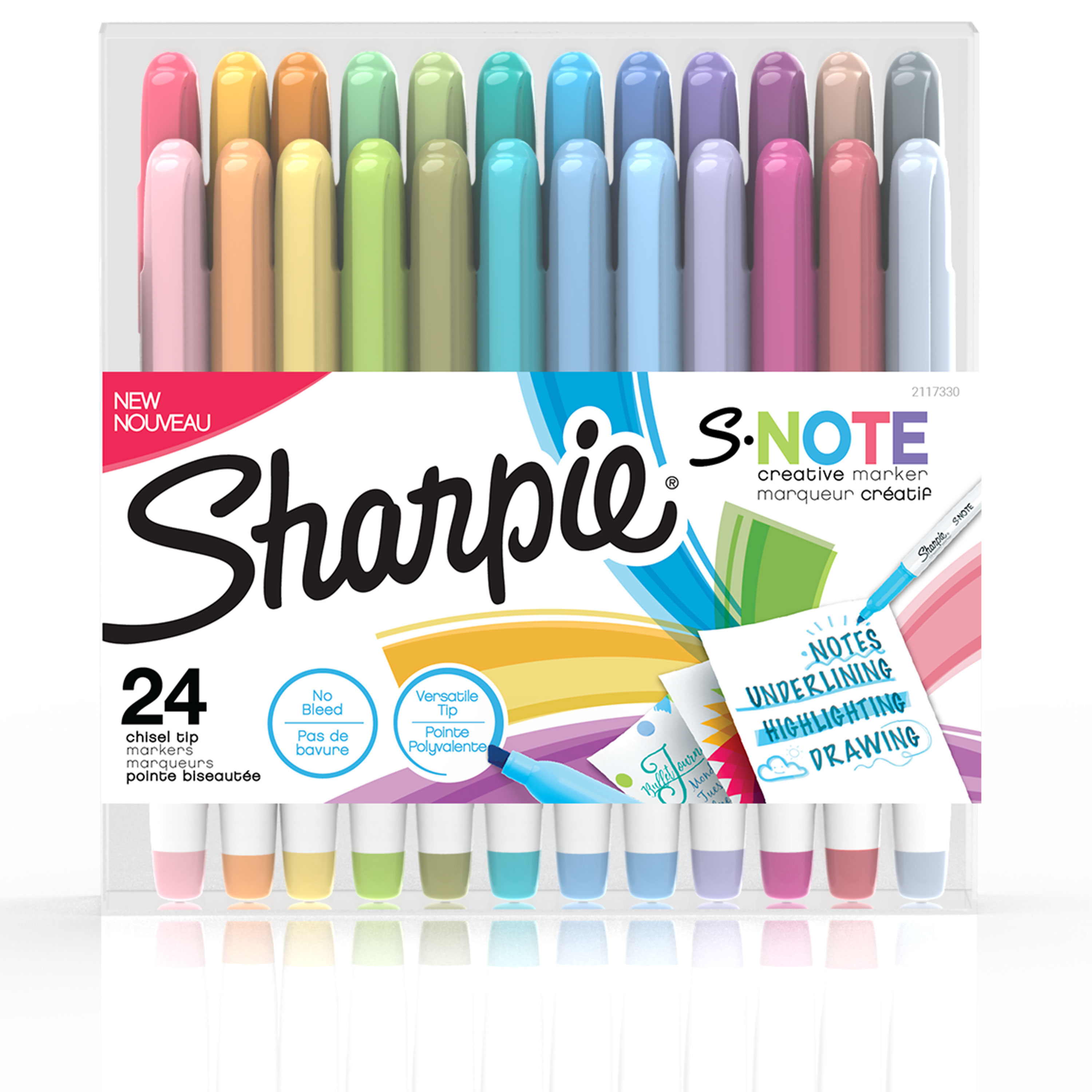Sharpie S Note Creative Markers Assorted Colors Chisel Tip 24 Count Sharpie S Note Creative Markers Assorted Colors Chisel Tip 24 Count