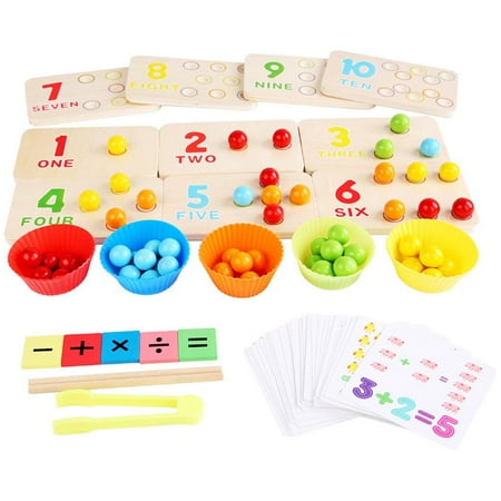 Clips Beads Board Game Class Math Manipulative Chopsticks Early ...