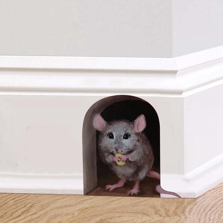 Mouse Hole Wall Decal