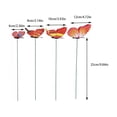 12PCS Simulated Butterfly Gardening Flower Arrangement Forest ...