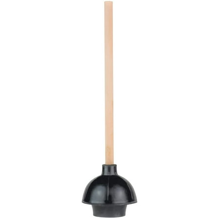 Rubber Toilet Plunger, Double Thrust Force Cup, Heavy Duty, Commercial ...