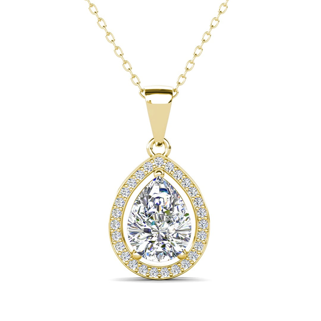 Click here for Cate & Chloe Isabel 18k Yellow Gold Plated Pendant... prices