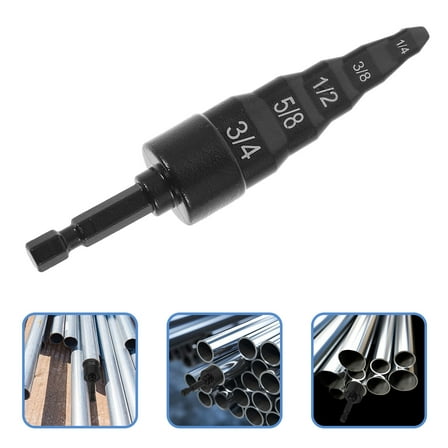 Hymnorq 5PC Flaring Tool Drill Bit Set for HVAC Air Conditioner Copper ...